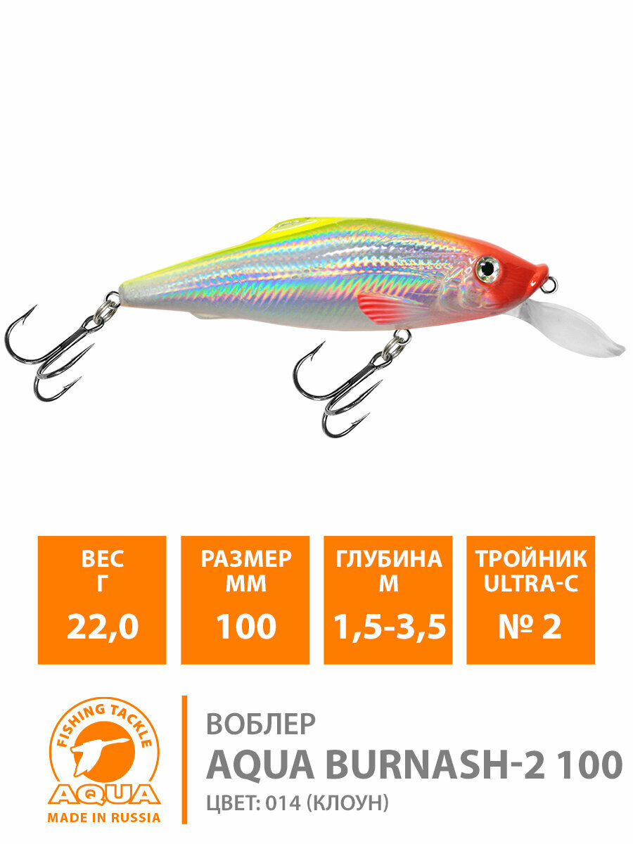 Воблер AQUA BURNASH-2