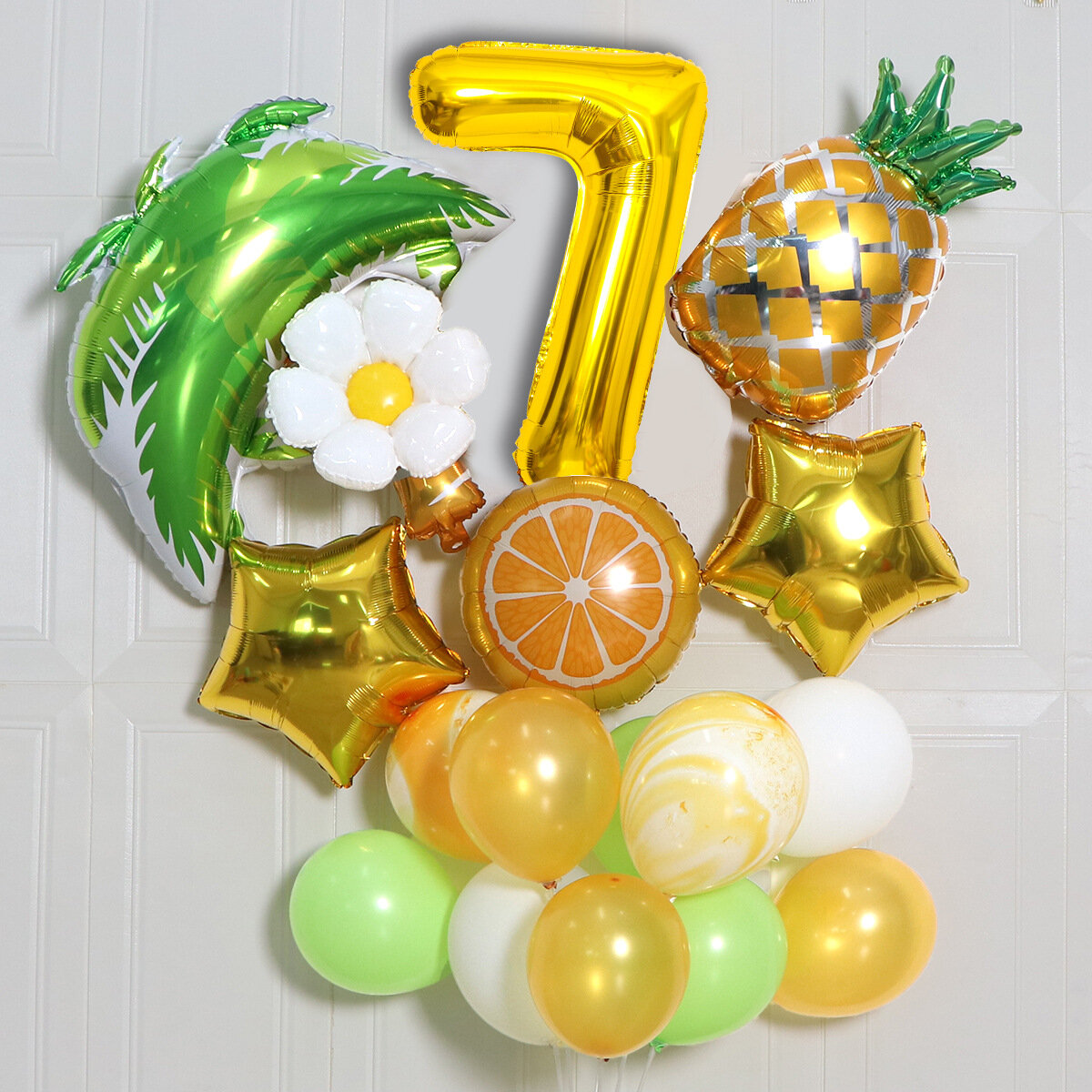 Воздушный шар "Фруктовый", для вечеринки, алюминиевый, цифровой, ананас