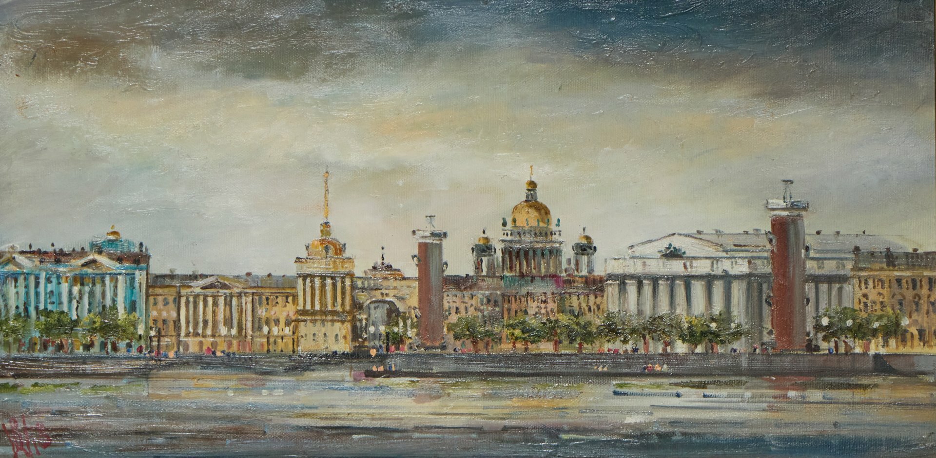 Петербург, Дмитрий Тишков, Реализм, Лён, Масло