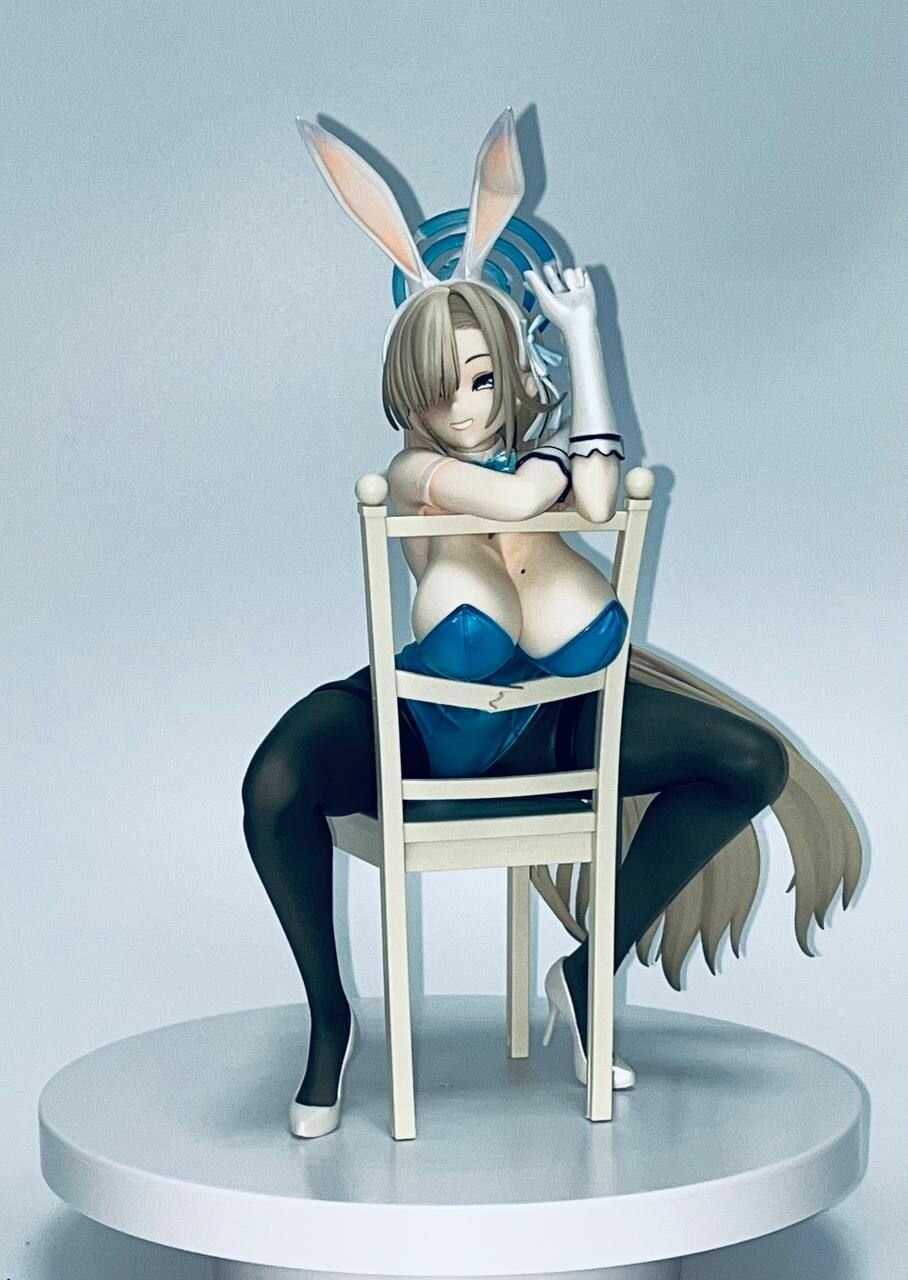Хентай фигурка 18+ подарочная полуголая bunny girl кролик Ichinose Asuna из аниме "Blue Archive" 24 см