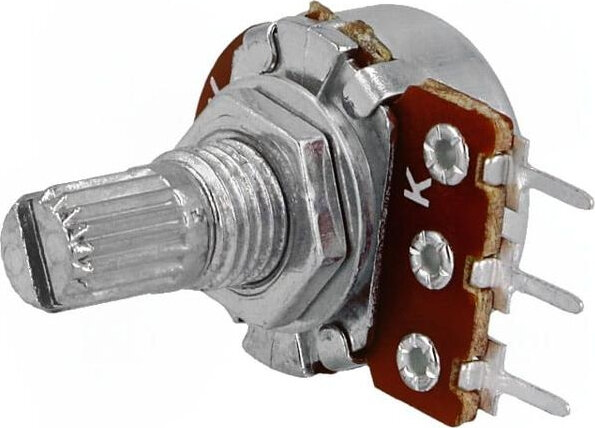 Потенциометр SR Passives R16148-1A-2-B220K Потенциометр осевой однооборотный 220кОм 125мВт 20П THT 6мм 1шт