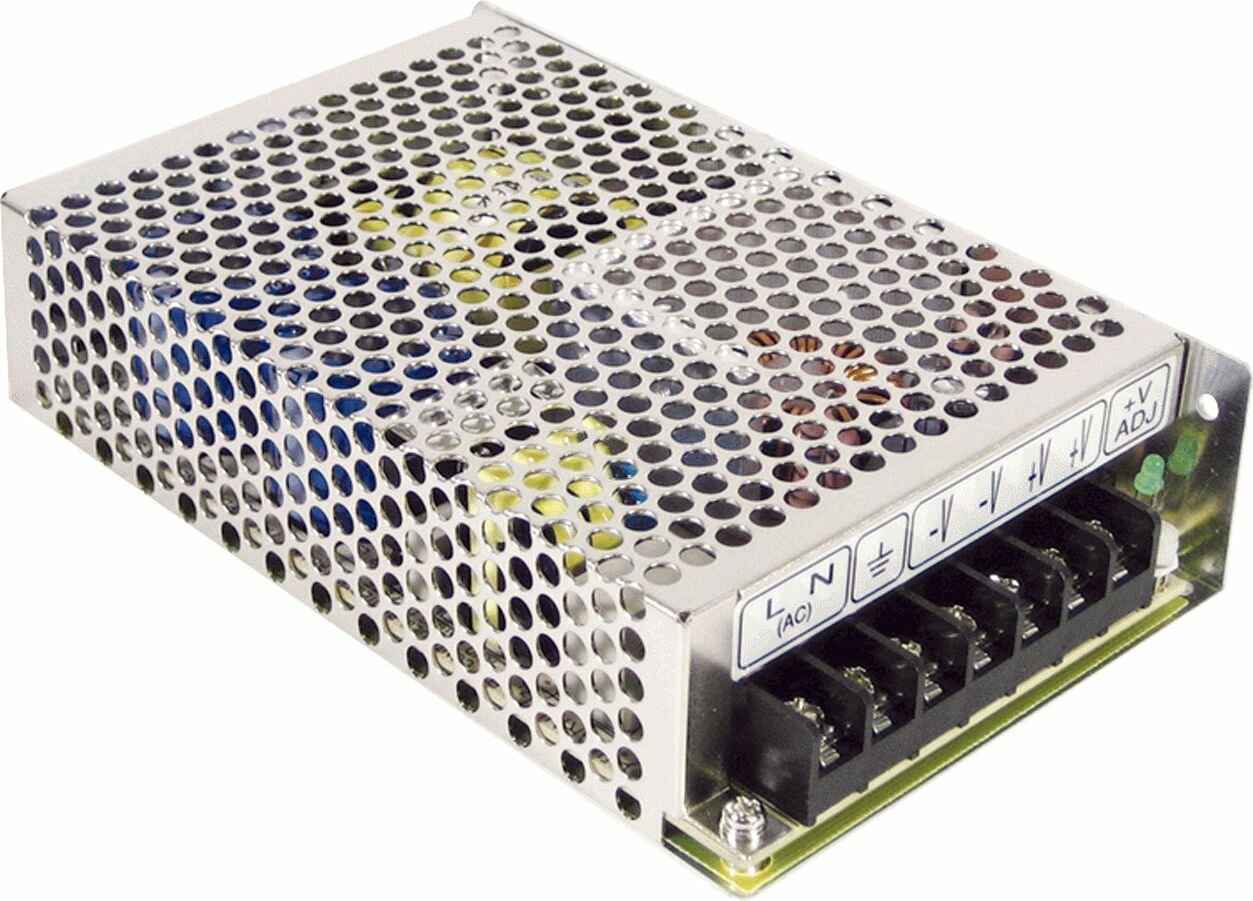 Импульсный блок питания MEAN WELL ENTERPRISES CO. RS-100-24 Блок питания импульсный модульный 108Вт 24В DC 4,5А 88-264В AC 1шт