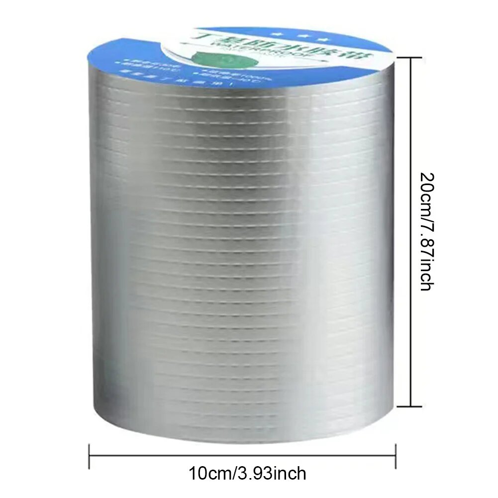 Бутиловая лента для труб 20cm x 5m