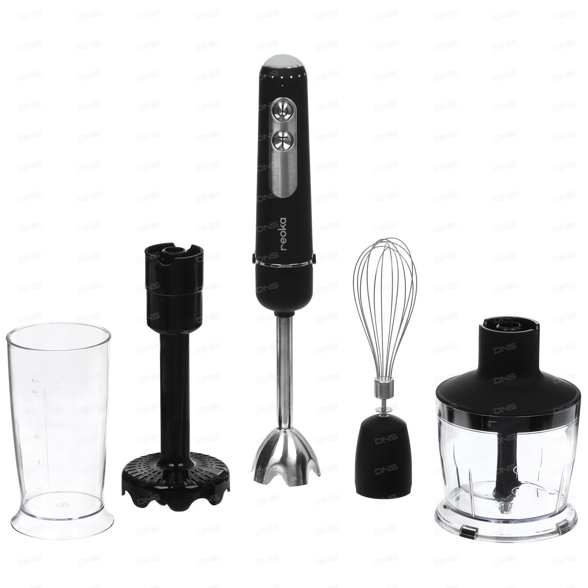 Погружной блендер Reoka RKHB-S1320, 20 скоростей, с мерным стаканом