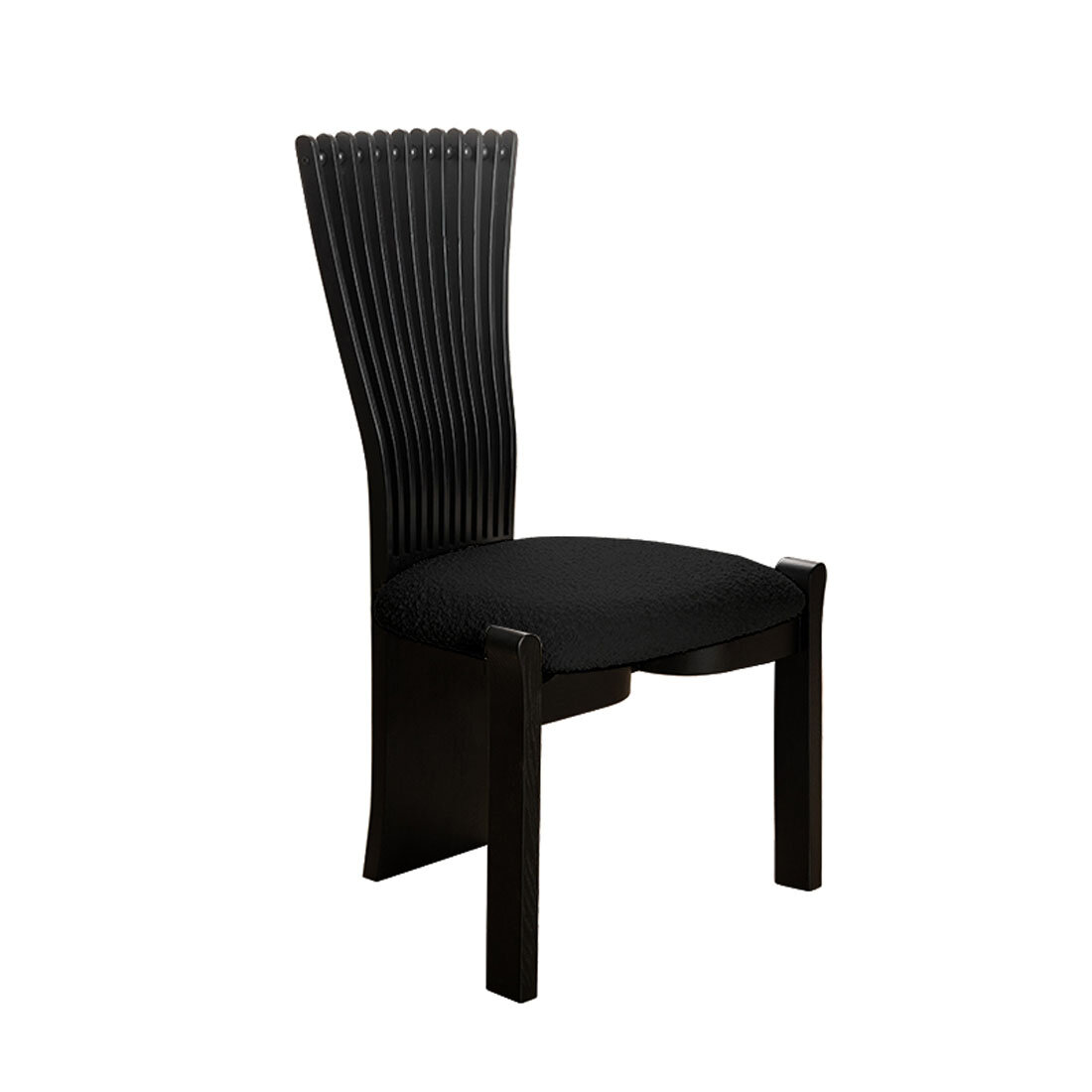 Дизайнерский обеденный стул Vindica (черное сиденье)