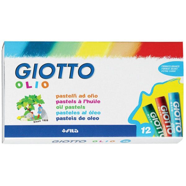 Масляная пастель GIOTTO OLIO 12цв.