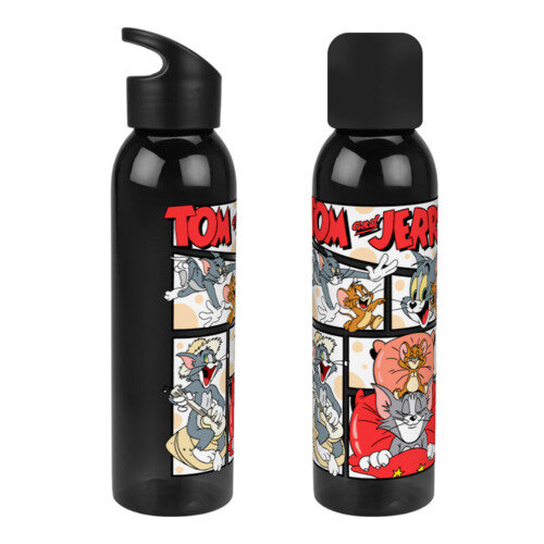 Бутылка для воды «Том и Джерри - Tom and Jerry» (черный)
