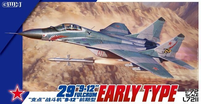 L7211 GWH Самолет МиГ-29 9-12 Early Type (Fulcrum ) 1/72