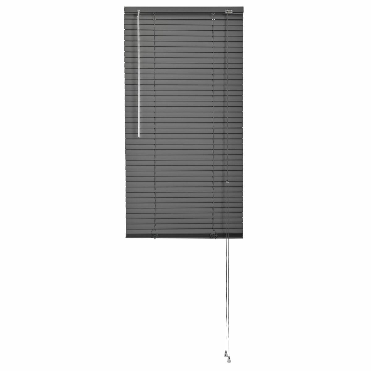 Жалюзи ГрандСон 80x160 см алюминий цвет серый