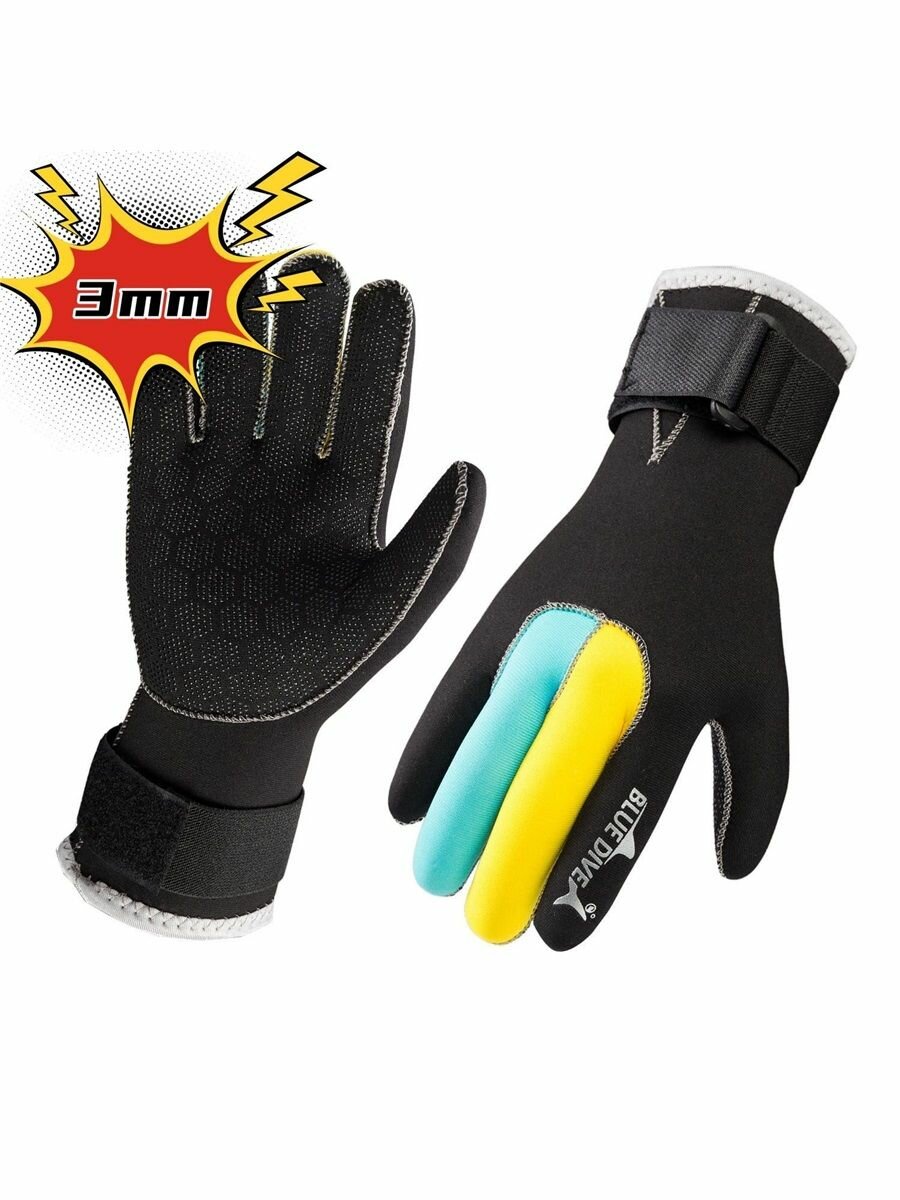 Перчатки для дайвинга из неопрена толщиной 3 мм