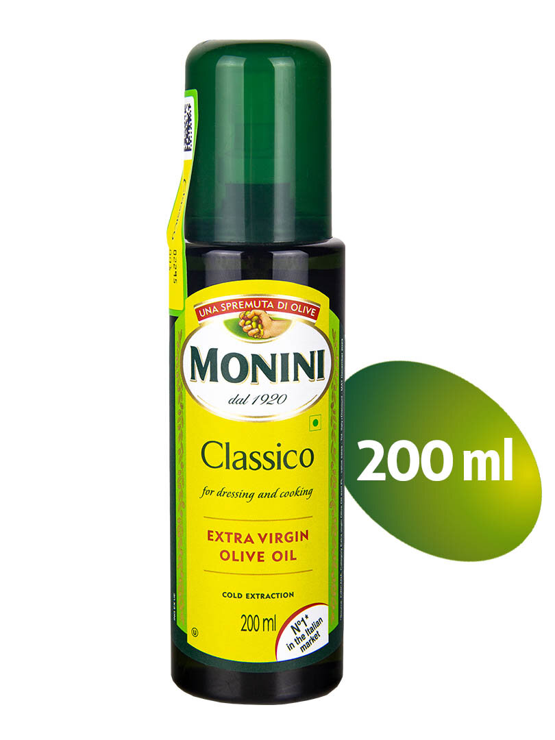 Оливковое масло Monini "Extra Virgin" спрей нерафинированное, 0,2 л