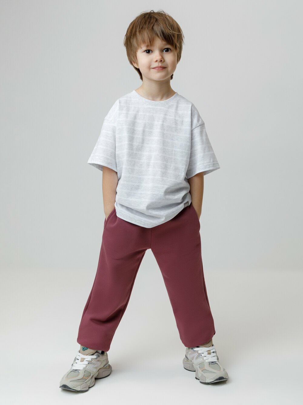 Брюки спортивные КР 400837/коричневый 1614 к632