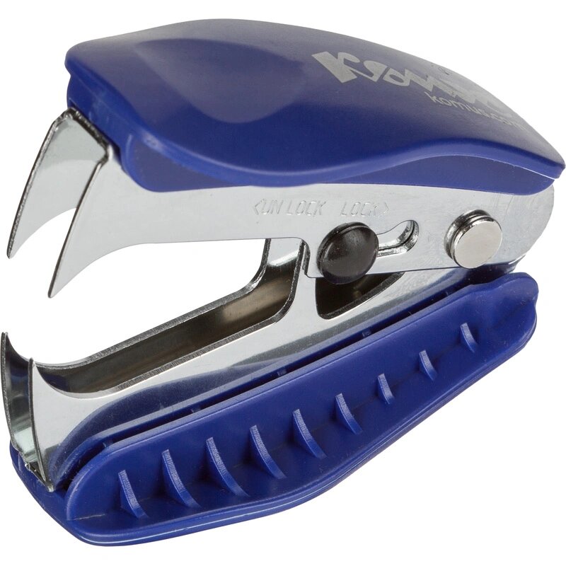 Антистеплер Комус PASBL2430 (№10,24/6-26/6) до 30 лист, пластик/сталь, син