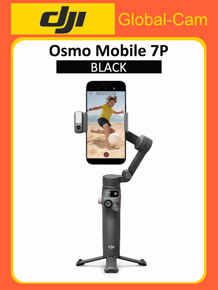 Стабилизатор для смартфона DJI Osmo Mobile 7P,3-осевой гироскопический стабилизатор с встроенной удлинительной штангой