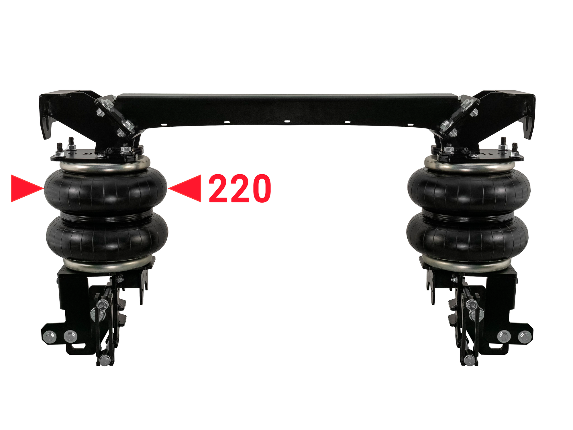 Пневмоподвеска для для ГАЗ Газель Next, Бизнес, подушки 250/2, задняя ось, Арайд, 02090.50