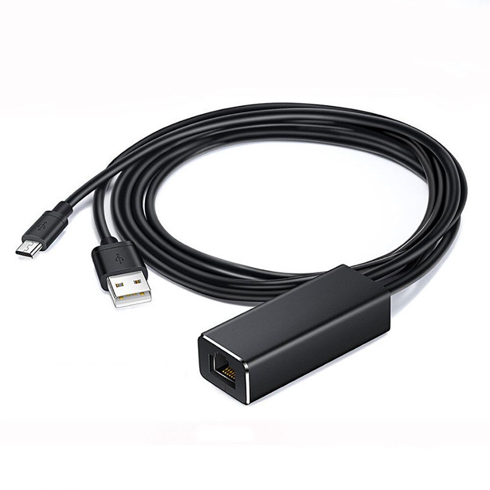 Кабель питания Micro USB к Сетевому Адаптеру Ethernet RJ45 для Fire TV Stick