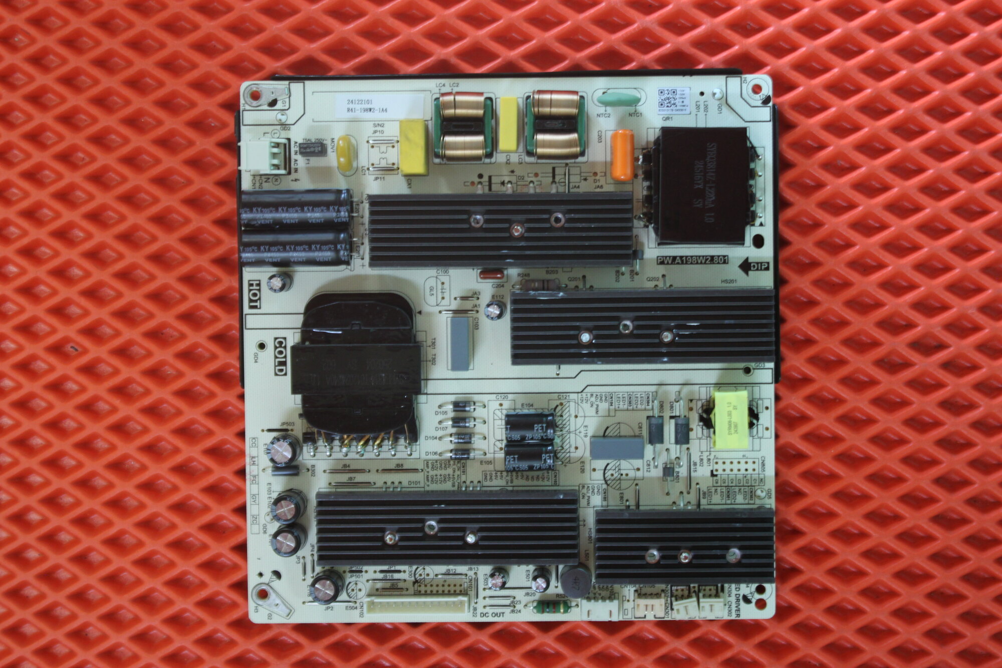 Блок питания (PSU) PW. A198W2.801 для телевизора HARTENS HTY-75U11B-VF в надёжной упаковке