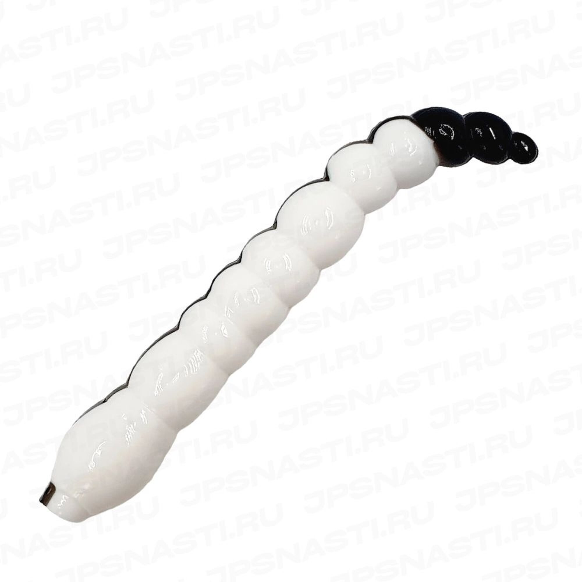Силиконовые приманки Boroda Baits Kora Buba, белый / черный, сыр