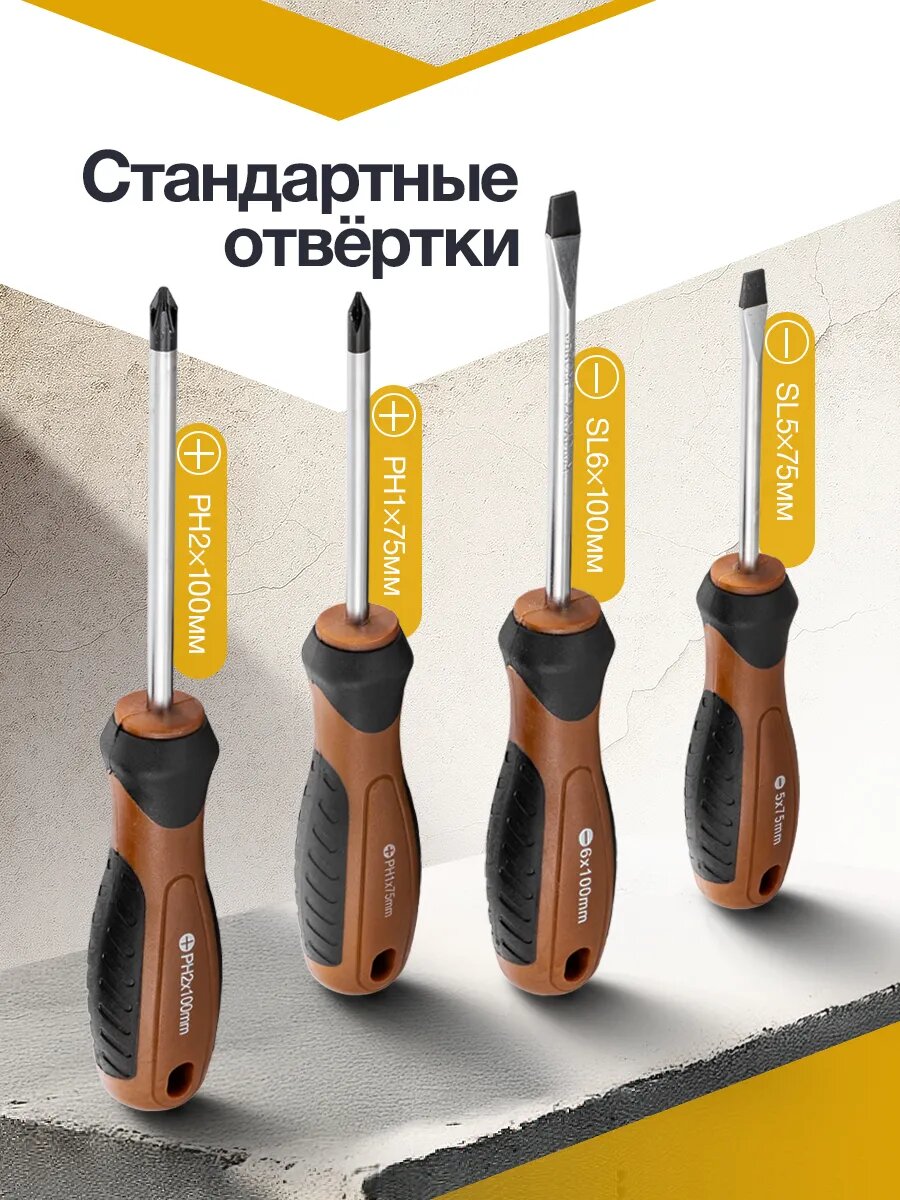 Набор отверток 4 предмета — фото 1