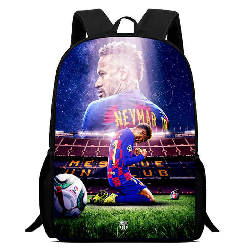 Backpack football soccer star kids, wearresistant material air cushion back system size 29