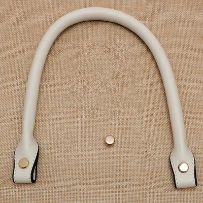 Ремешок для ручной клади, сумки, аксессуары, кожаная ручка, женская сумочка Белый, ivory white 43cm