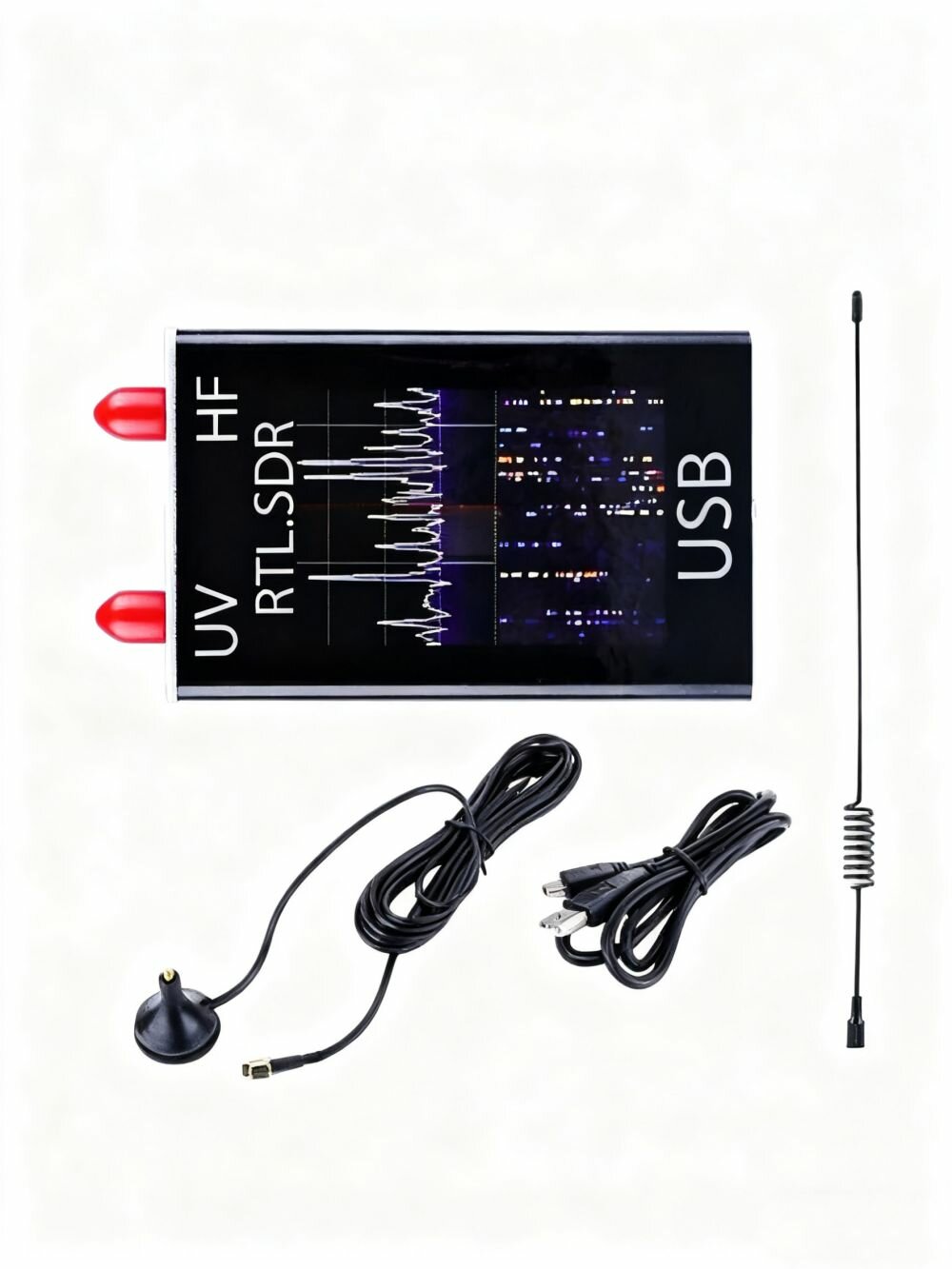 Приемник RTL-SDR с программным обеспечением 100 кГц-1,7 ГГц, авиационный приемник полного диапазона AM FM