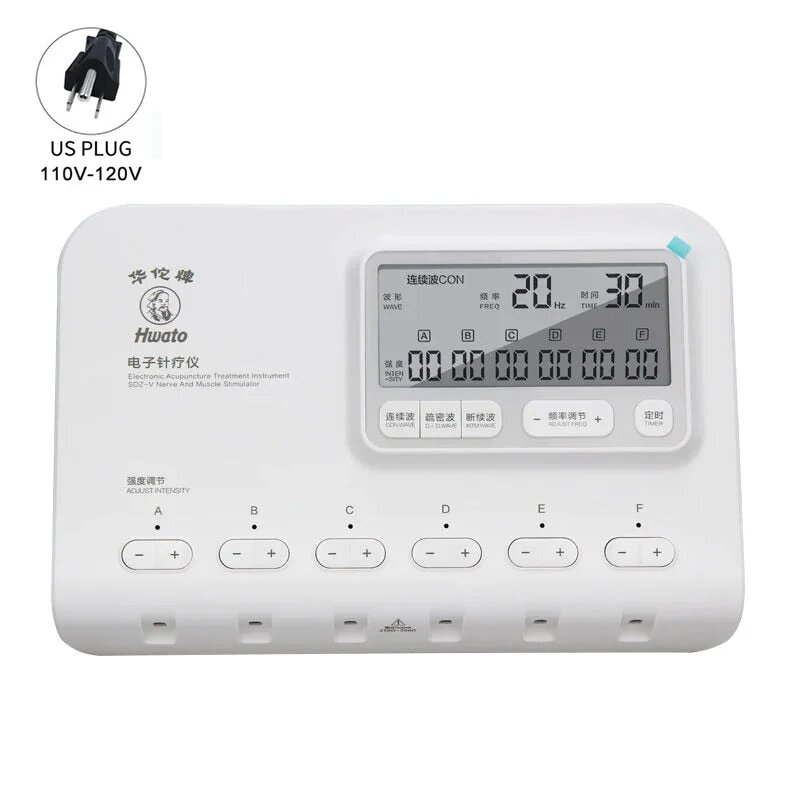 Hwato SDZ-V электрическая акупунктурная терапия, стимулятор нервов и мышц, 6-канальный фотоакупунктурный стимулятор, массажер