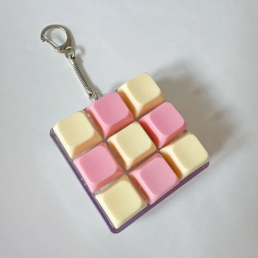 3/4/9 клавиш антистресс кнопка-кликер колпачок брелок для ключей на палец колпачки для клавиатуры игрушка DIY клавиатура-кликер игрушка для взрослых для облегчения