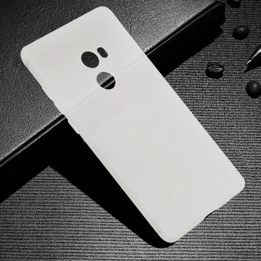 Матовый чехол для xiaomi mix2, чехол для xiaomi mix 2, Белый, case and glass film, matte clear