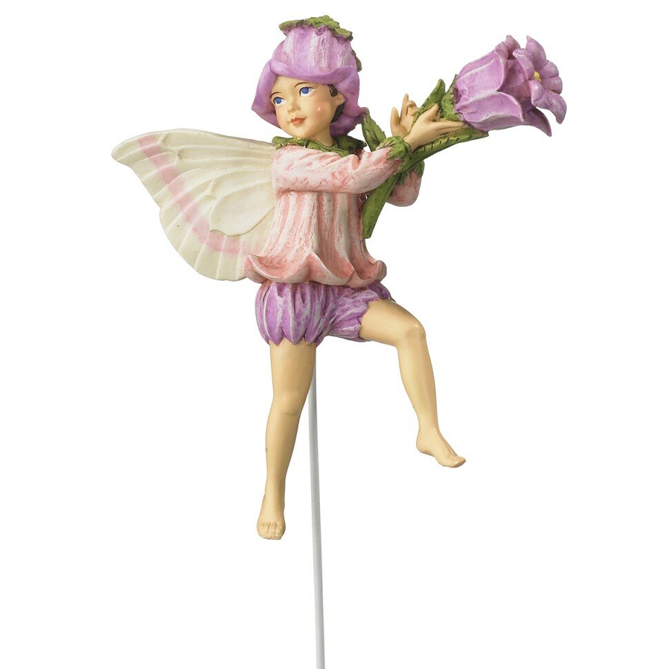 Fiebiger Floristik 216508 Фигурка декоративная, цветочная фея "Колокольчик", 10 см