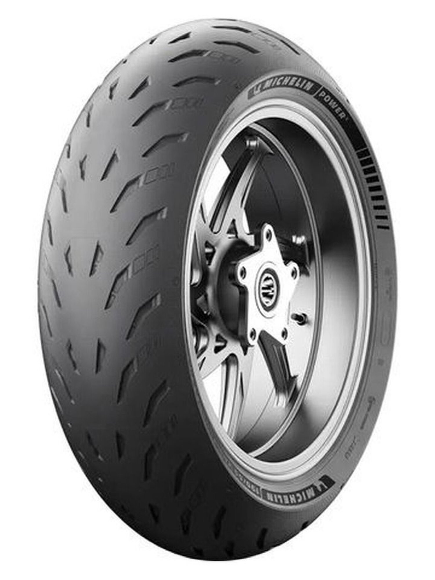 Шина Michelin Power 5, 190/55, ZR17, 75W, TL, летняя, радиальная, задняя