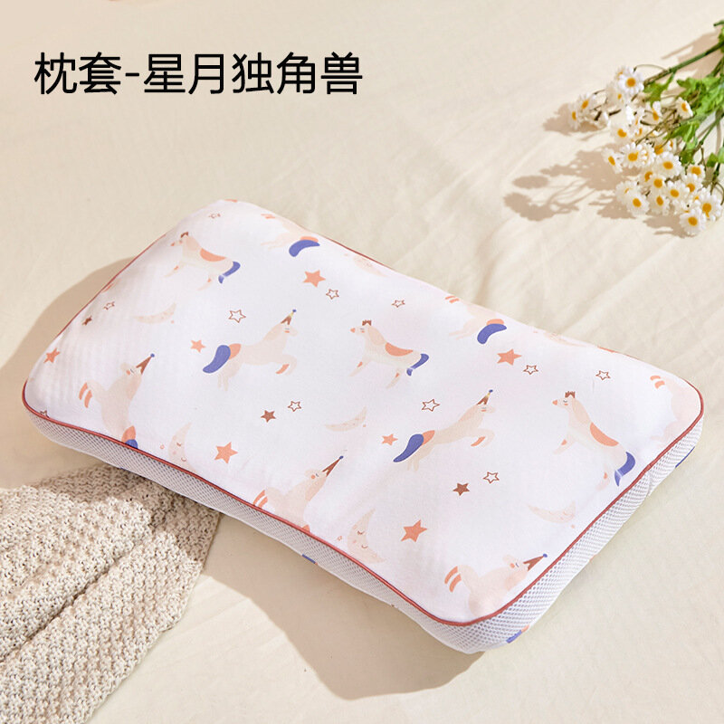 Детская подушка для детей от 1 до 6 лет и старше, подходит для всех сезонов, подушка Baby Zone, специальная дышащая подушка для детских садов и учеников начальной школы.