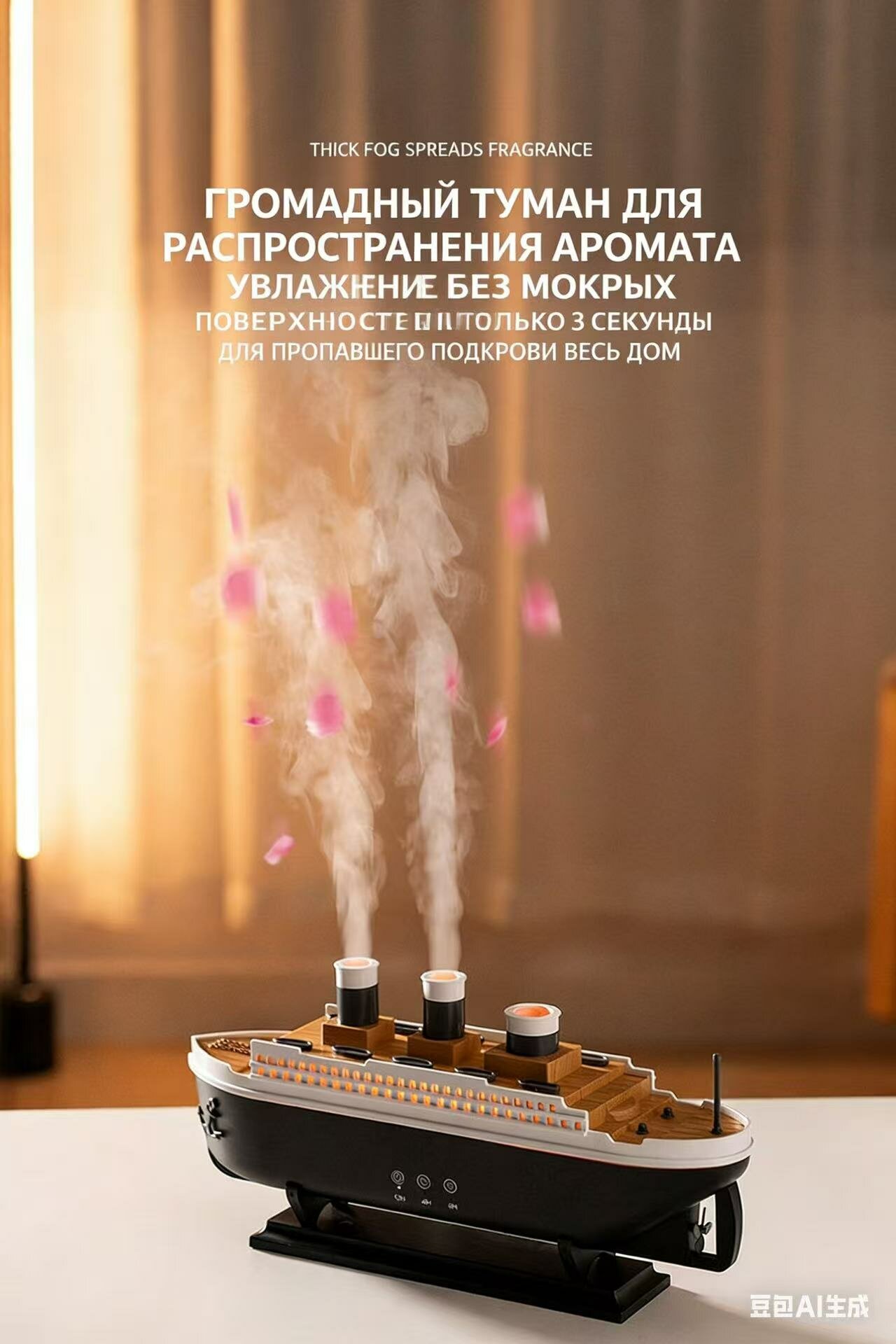 Машина для ароматерапии, машина для ароматерапии корабельной медузой, вулканическая аэрозольная медуза, черная