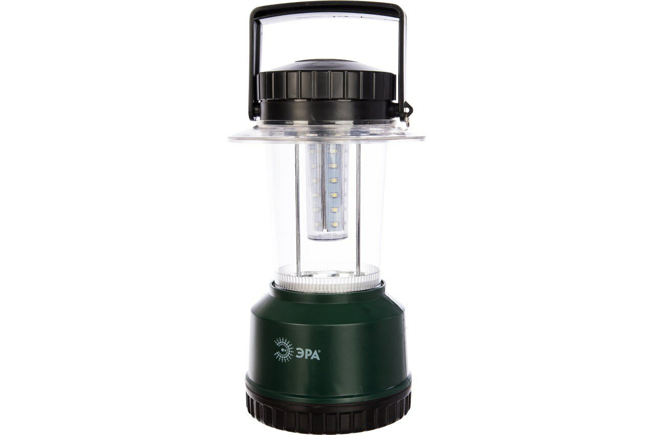 ЭРА фонарь аккумуляторный кемпинговый КА16М (акк. 4В, 4,5Ач) 24св/д зеленый/пластик, з/у 220В и 12В