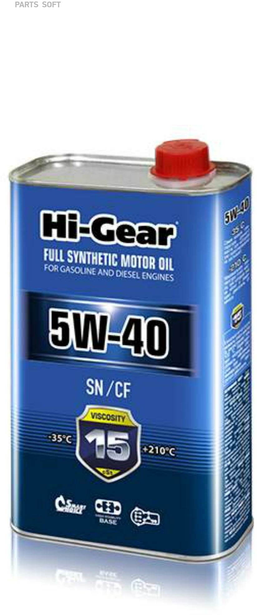HI-GEAR HG0540 Масло синтетическое 5W-40 SP/CF (1л) HG0540