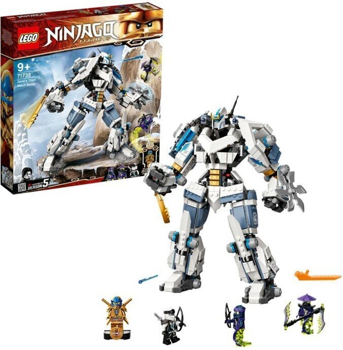 Лего 71738 Zane's Titan Mech Battle