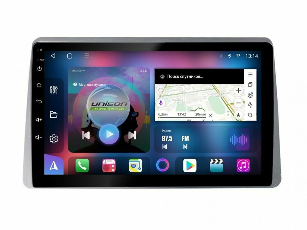 Штатная магнитола Renault Duster 2019-2023 UNISON 10A6 6Gb/128Gb, 8 ядер (1219-10HA6)