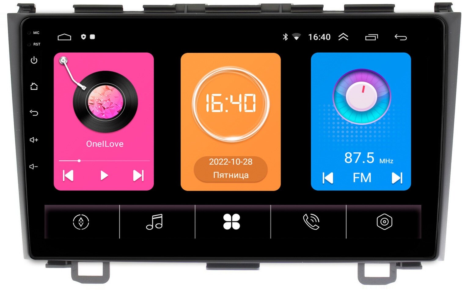 Штатная магнитола Honda CR-V 3 2006-2012 OEM RK9-9008 на Android 10 (CarPlay, AHD, 1/32)