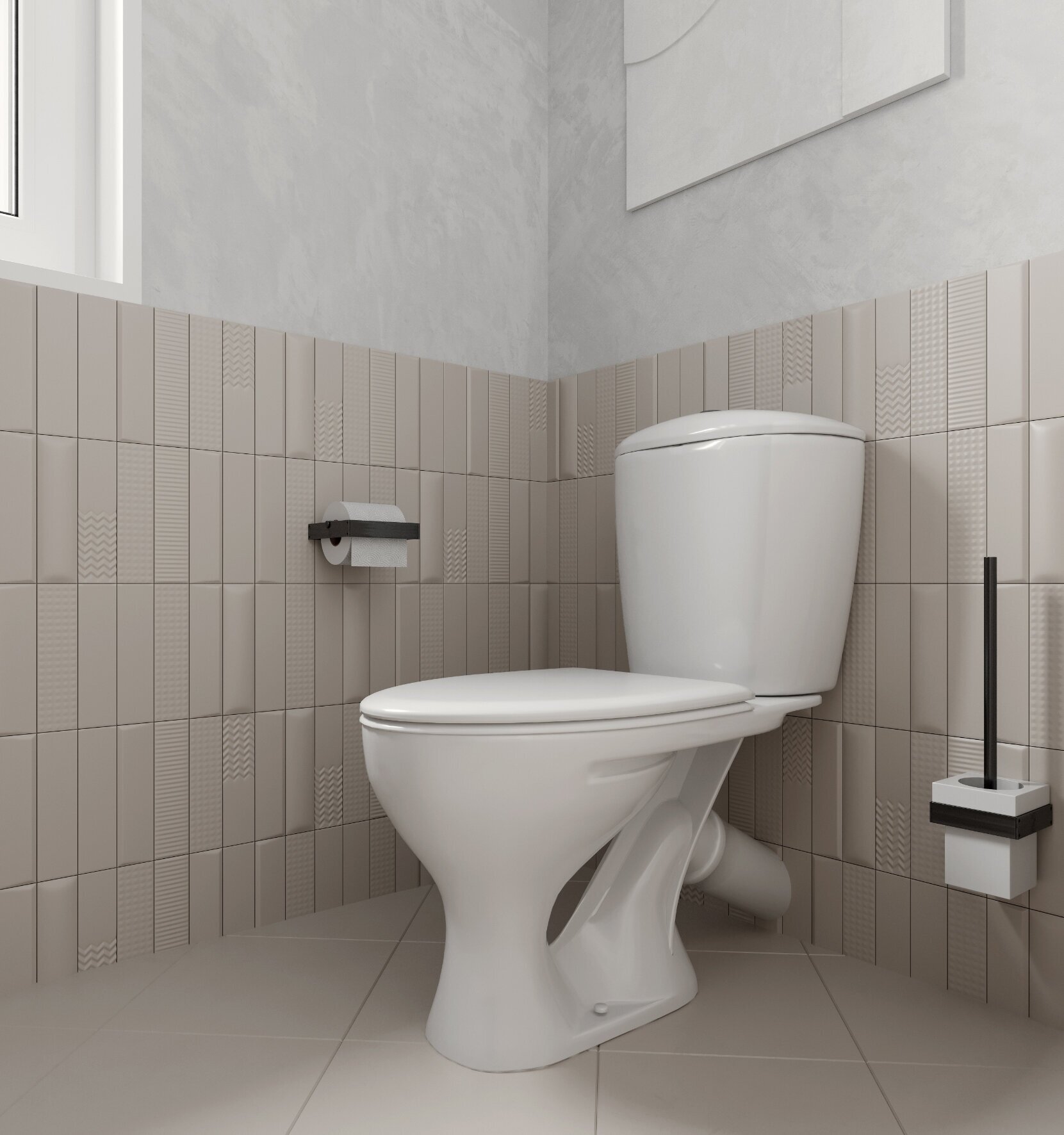 Унитаз-компакт Santeri Версия Комфорт 1P4033S0000BF
