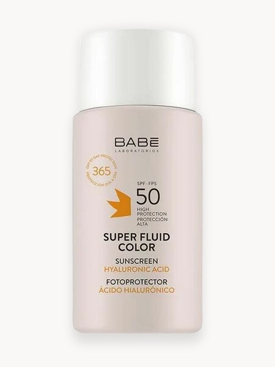 Солнцезащитный крем флюид тонирующий для лица SPF 50