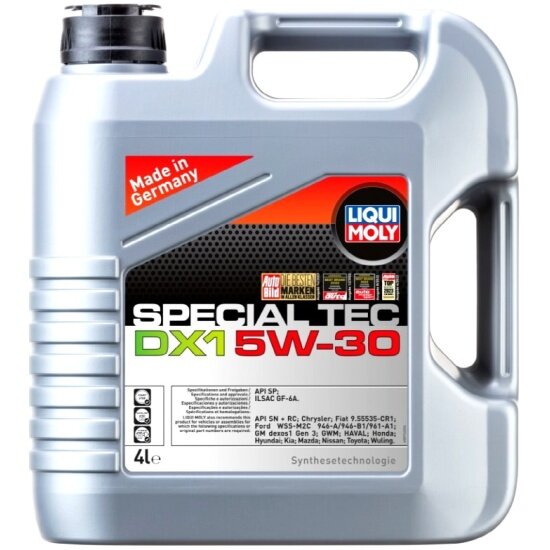 Моторное масло Liqui Moly Special Tec DX1 5W-30 HC-синтетическое 4 л
