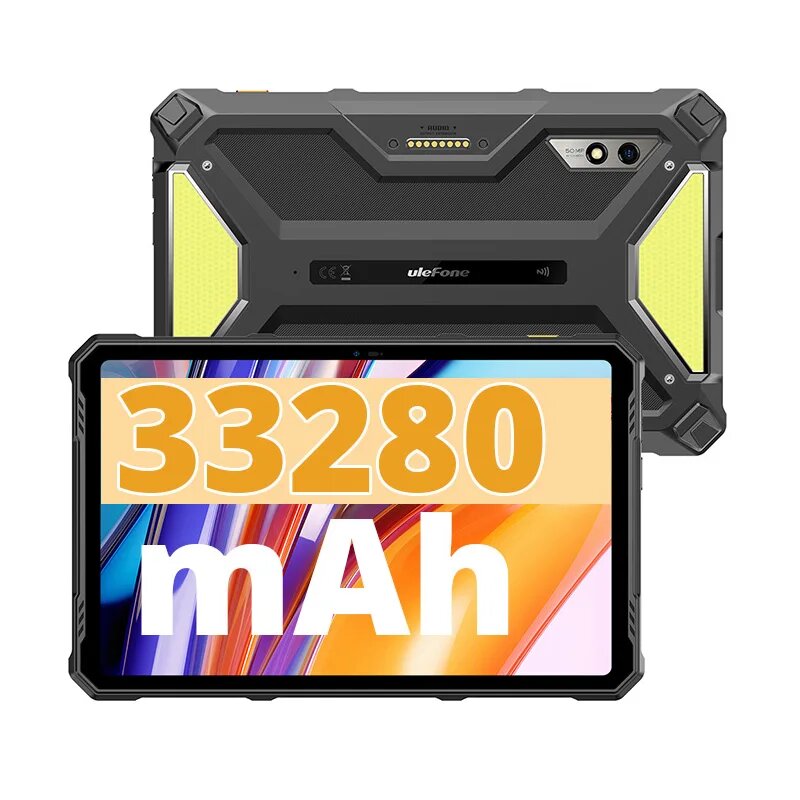 Защищенный планшет Ulefone Armor Pad 3 Pro, 33280 мАч, 16 ГБ ОЗУ (8+8), 256 ГБ ПЗУ, 50 Мп, 10,36-дюймовый экран 2K, Android 4G