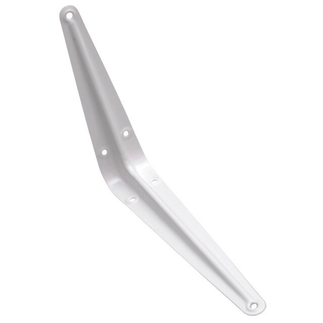 Консоль жестяная сталь, размер: 75 х 100 х 33мм, цвет: белый