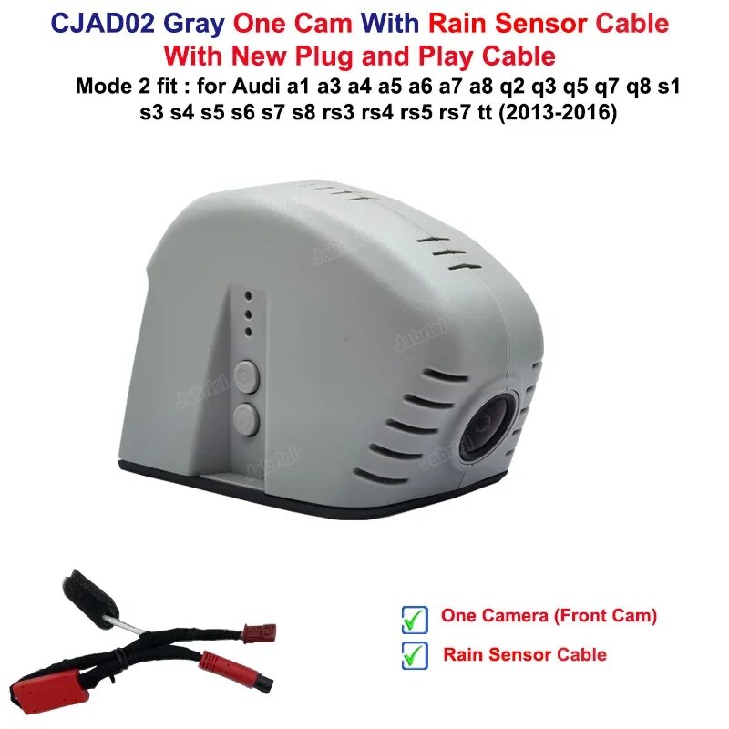 Новый Автомобильный видеорегистратор HD для Audi a4 b8 b9 a3 8v 8p a5 a6 c7 a7 AD02 Gray One Rain