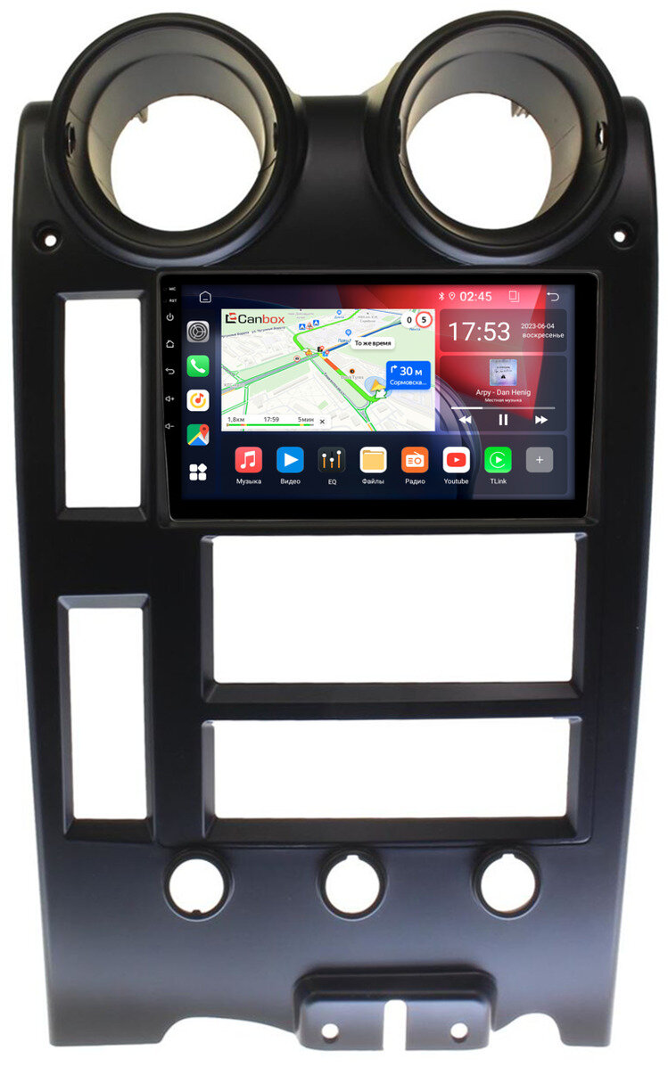 Штатная магнитола Canbox RS9-1291 для Hummer H2 2002-2007 1.5/32 Android 10 (IPS, DSP, CarPlay)