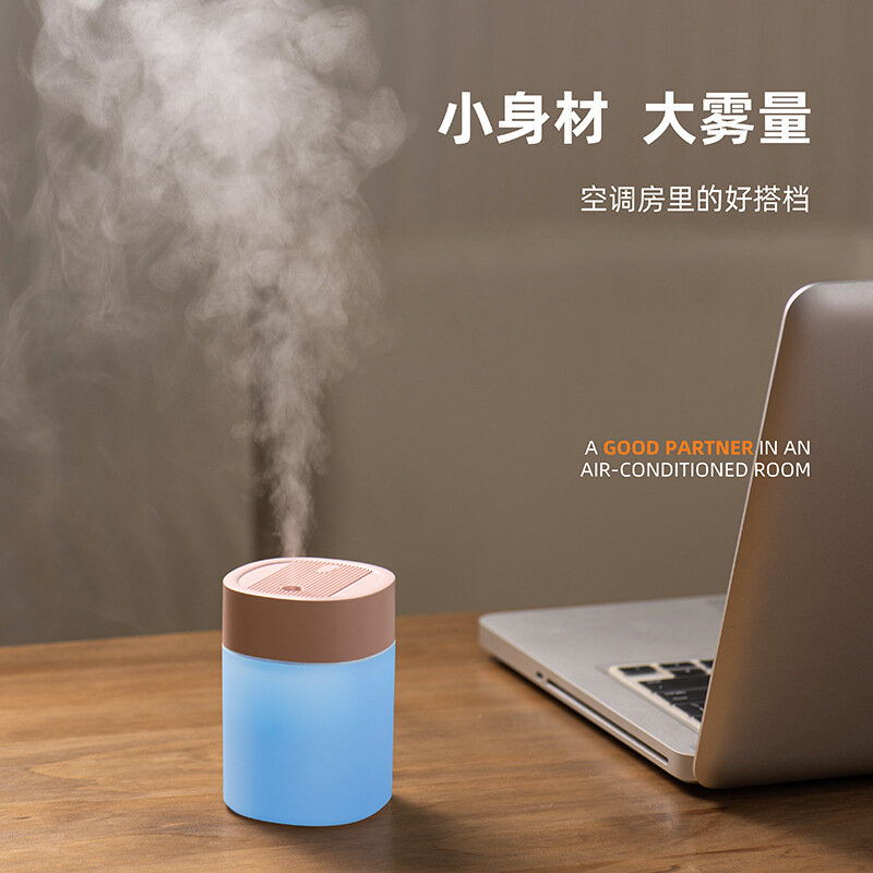 Мини Ультразвуковой Гумидификатор с USB для Стола и Автомобиля, Тихая Работа, Компактный Дизайн для Дома и Кабинета В