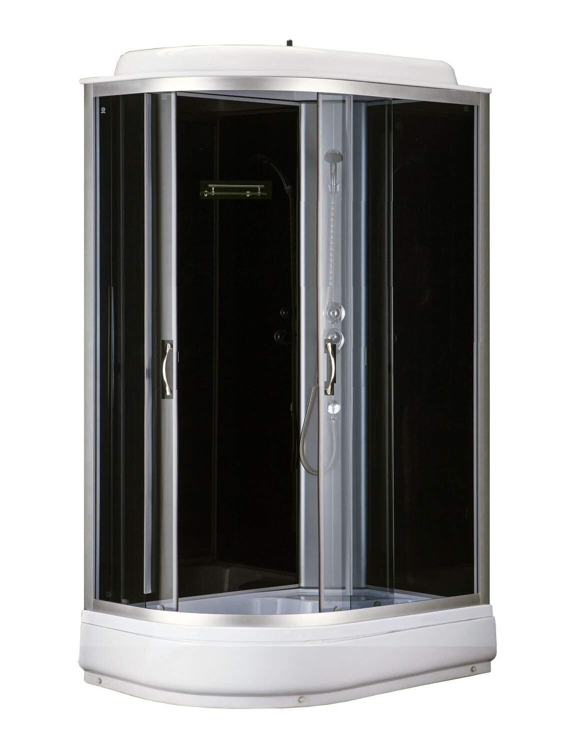 Душевая кабина Loranto 120x80 CS-66120-20 R G стекло прозрачное, профиль хром