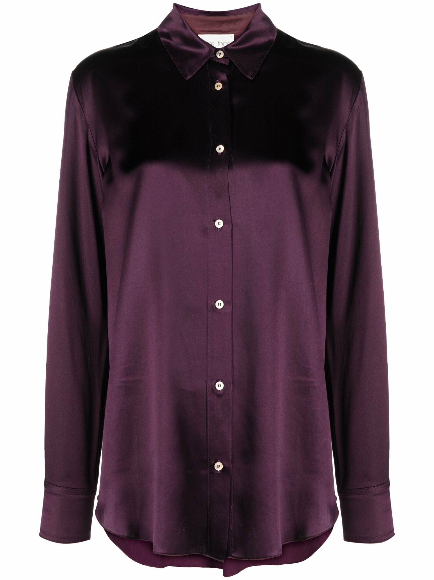 Рубашка Satin-finish long-sleeve shirt