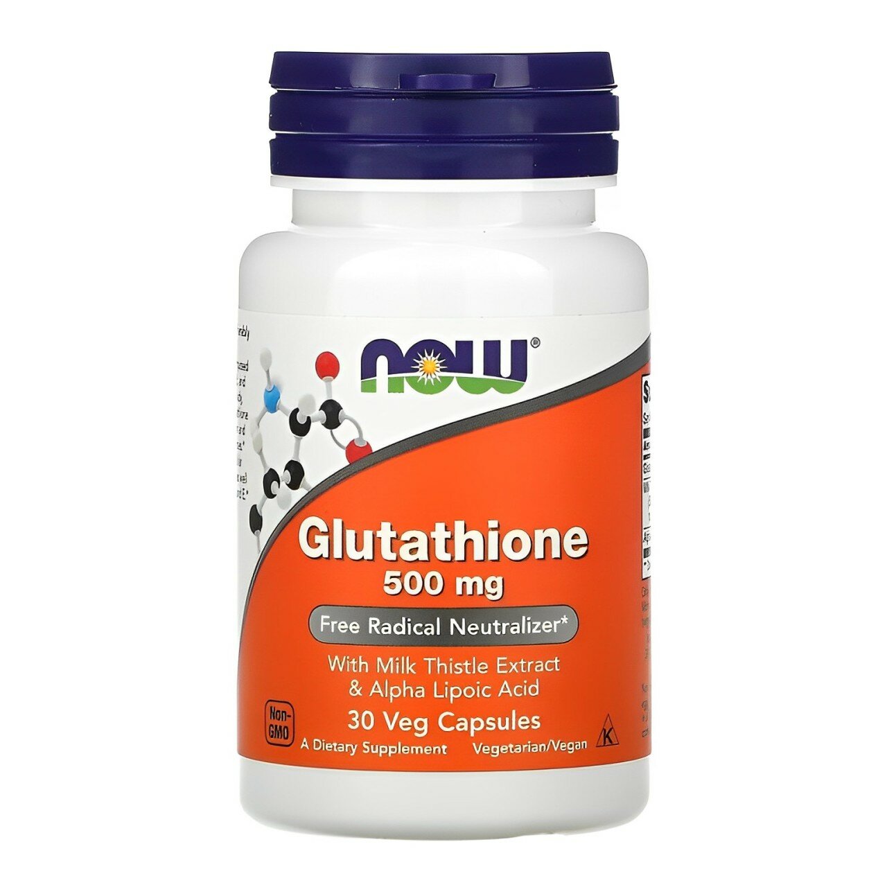 Капсулы NOW Glutathione, 500 мг, 30 шт.