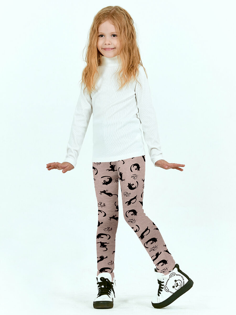 Легинсы на меху детские теплые